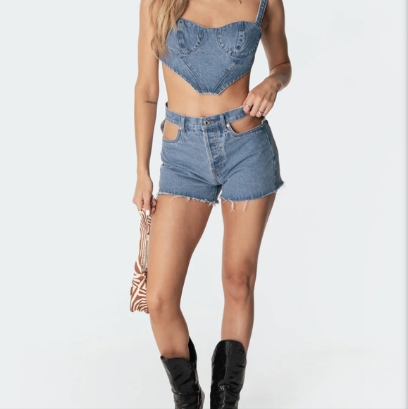 Edikted | Shorts | Edikted Denim Shorts | Poshmark